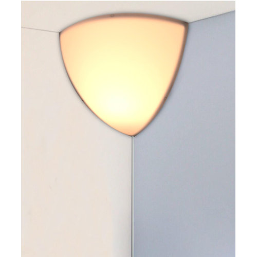 Ebern Designs Johnna Plug-in Corner Wall Light & Reviews | Wayfair