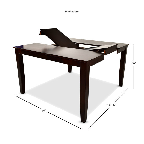 Alcott Hill® York Extendable Solid Wood Pub Table & Reviews | Wayfair