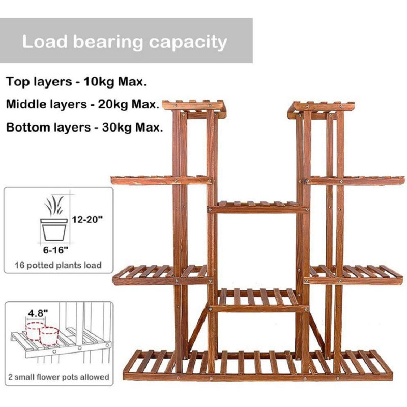 Lark Manor Large Multi-tier Plant Stand & Reviews | Wayfair