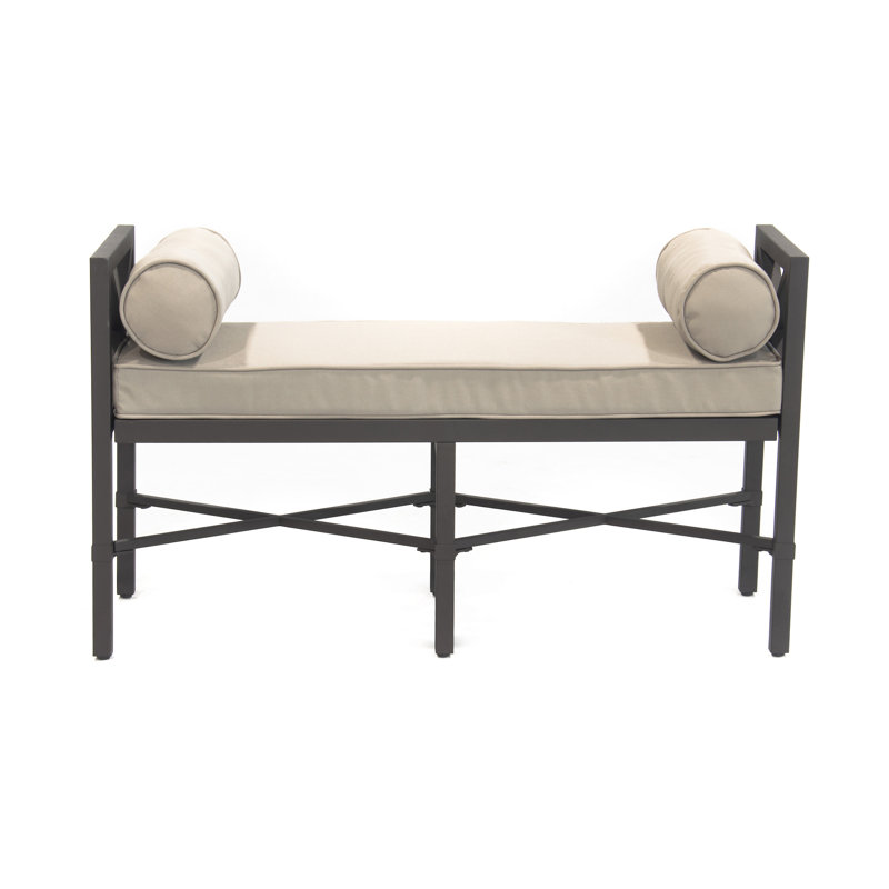 SEBrands Camden Metal Outdoor Bench & Reviews | Wayfair
