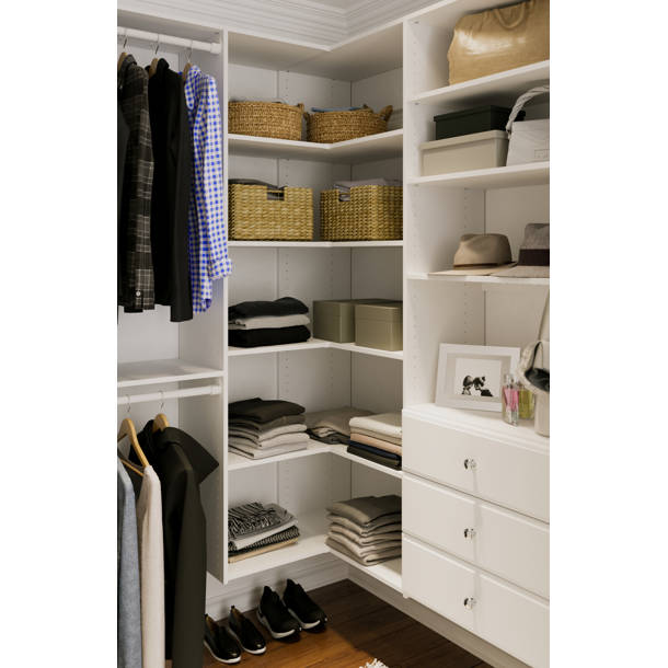 Dotted Line™ Grid 36" W - 60" W Closet System Starter Kit & Reviews ...