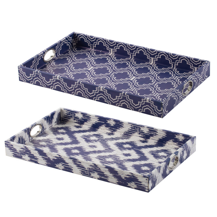 World Menagerie Asheville Tray - Set of 2 | Wayfair