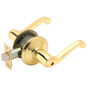 Schlage Flair Steel Privacy Lockset ANSI Grade 2 1-34 in. & Reviews ...