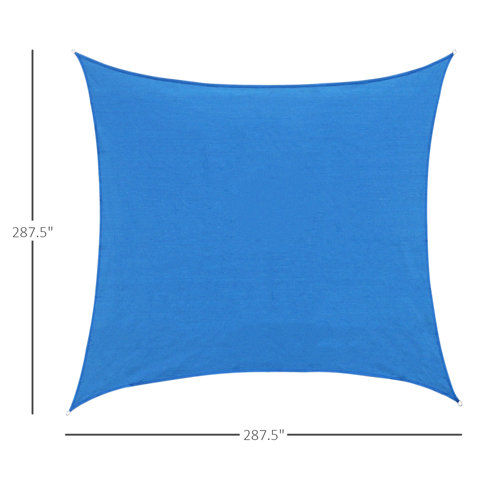 Outsunny 24' Square Shade Sail & Reviews | Wayfair
