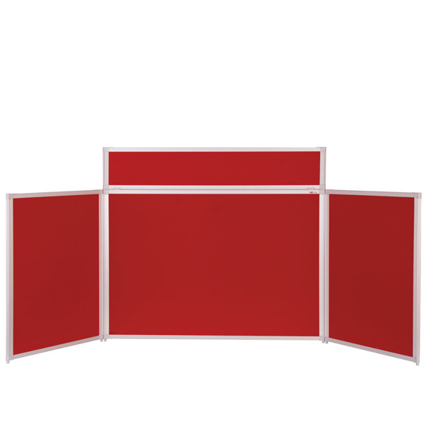 Symple Stuff Free-Standing Bulletin Board, 90cm H x 200cm W | Wayfair.co.uk