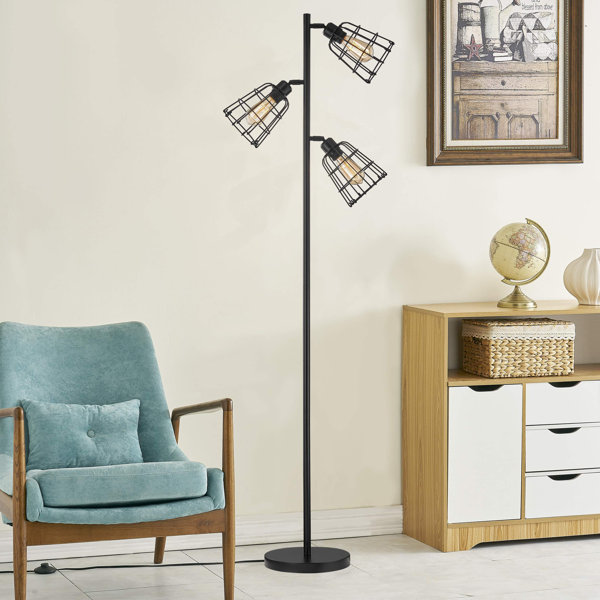 Draper Modern Floor Lamp For Living Room Bright Lighting Tall Stand Up ...