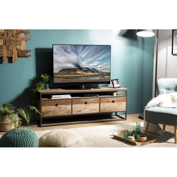 Williston Forge Yeager Solid Wood TV Stand for TVs up to 65" | Wayfair ...
