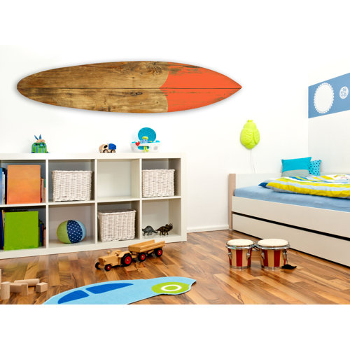 Bay Isle Home Surf on Surfboard Wall Décor | Wayfair