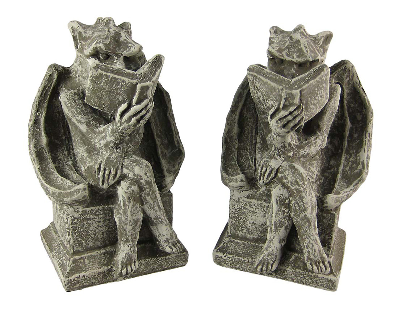 Trinx Gargoyle Bookends | Wayfair