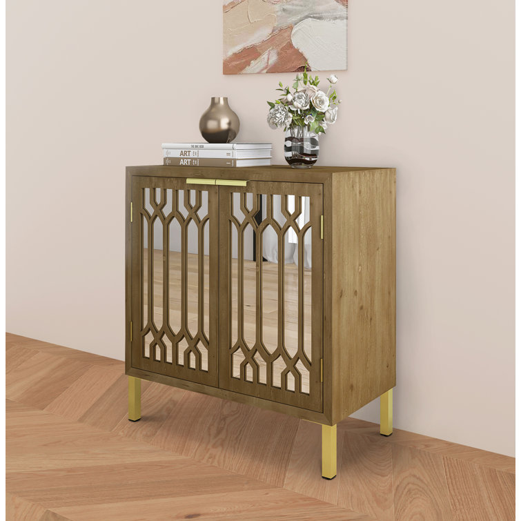 Red Barrel Studio® 2 - Door Mirrored Accent Cabinet - Wayfair Canada