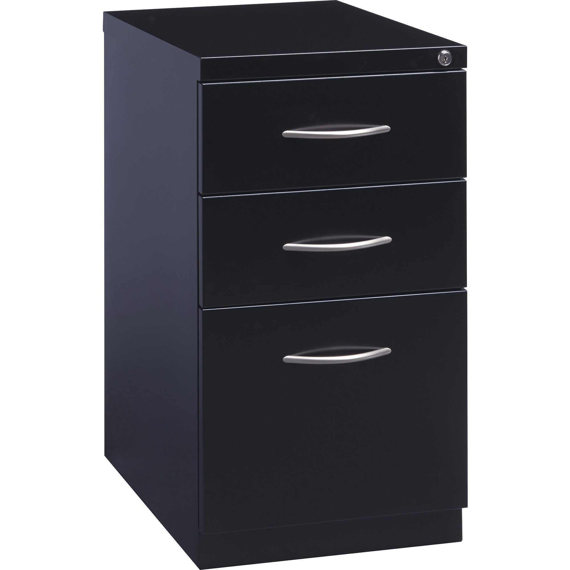 Lorell Kingsley 15'' Wide 3 -Drawer Mobile Steel Vertical Filing ...