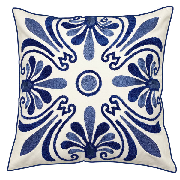 SAATVIK Embroidered Throw Pillow | Wayfair
