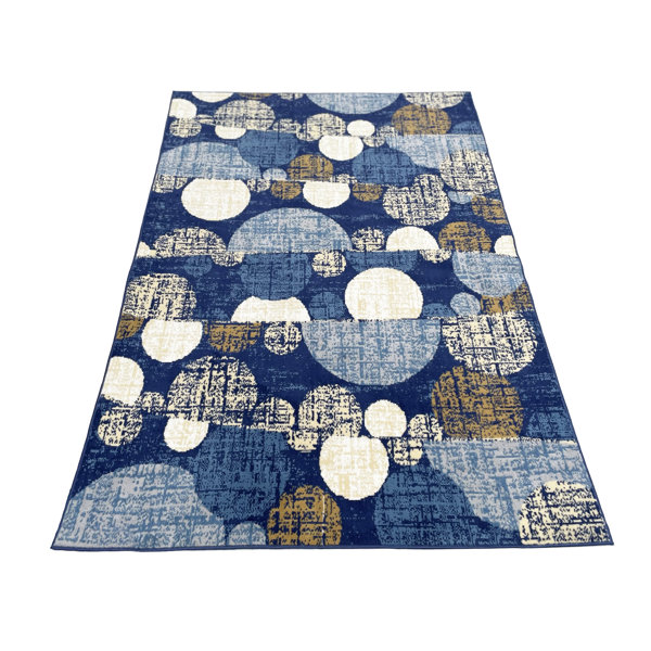 Polka-dot-area-rug | Wayfair