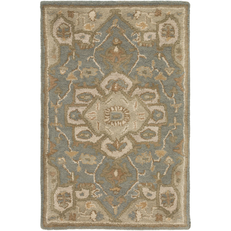 Lark Manor BuckHill Handmade Wool Medium Gray/Beige/Sage/Tan/Dark Brown ...