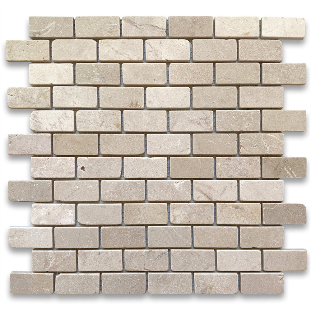 Marble Online 12" x 12" Marble Mosaic Sheet Subway Wall & Floor Tile ...