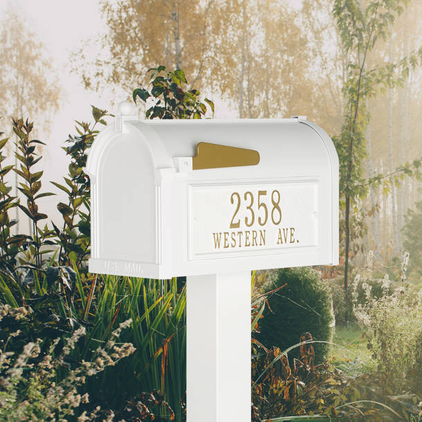 Whitehall Products 2-Line Address Sign & Reviews | Wayfair