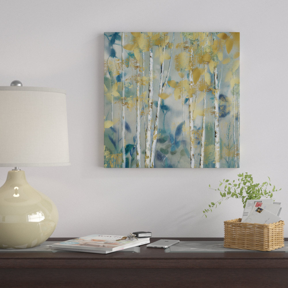 Winston Porter Gilded Forest I by Nan Print | Wayfair