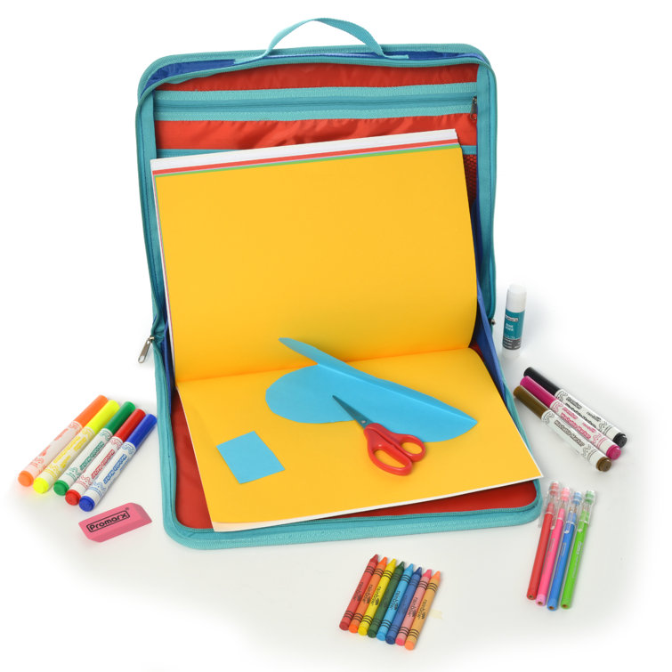 EZDesk Travel Activity Kit Laptop Style Art Carrying Case & Reviews ...