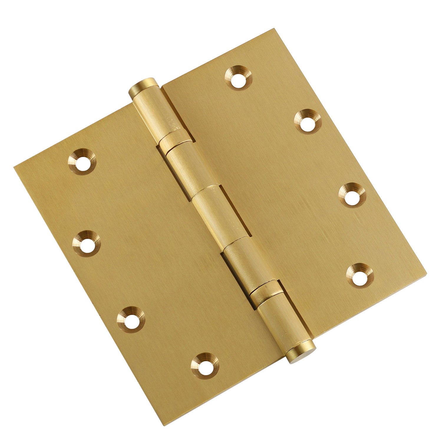 Embassy Hardware 5" H x 5" W Solid Brass Ball Bearing Single Butt Door ...