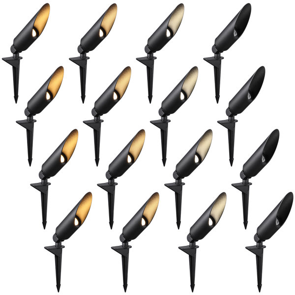 LEONLITE Black Integrated LED Metal Spot Light Pack | Wayfair