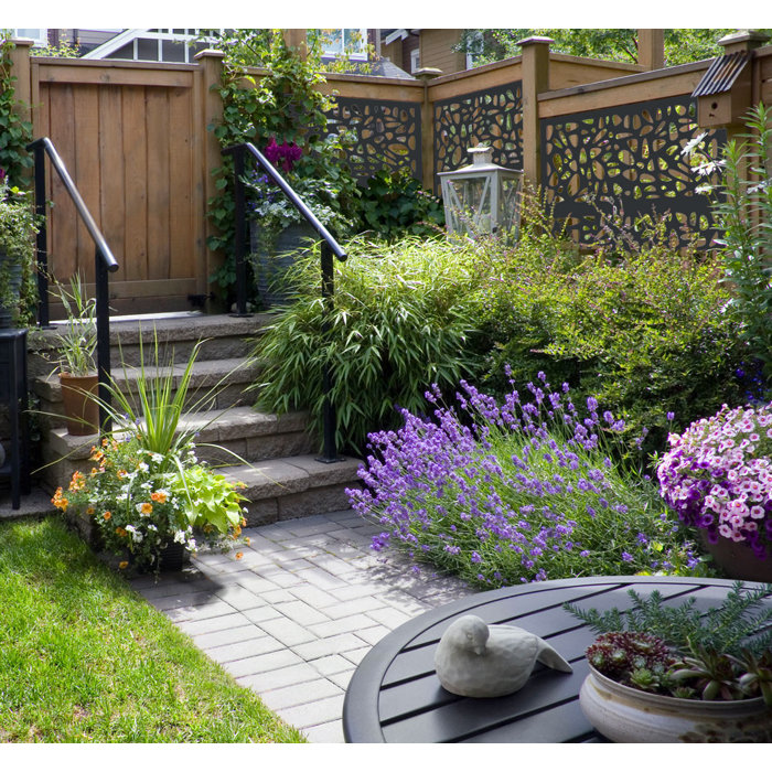 Modinex 2 ft. H x 4 ft. W Pebbles WPC Composite Fence Panel & Reviews ...