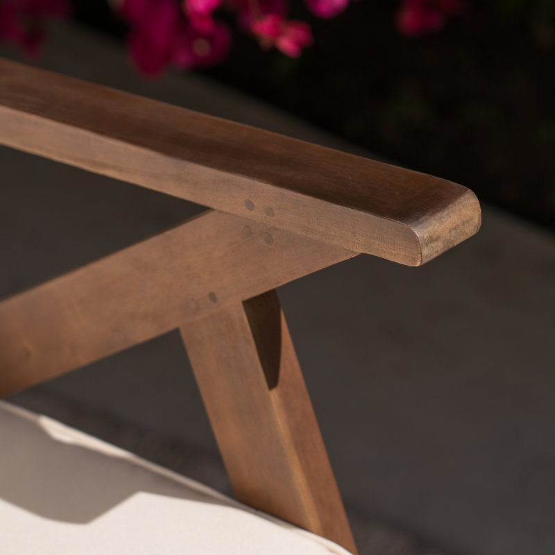 Union Rustic Acacia Outdoor Rocking Chair & Reviews | Wayfair