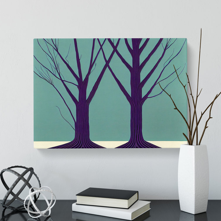 ClassicLiving XXX-H1022-WF-8287X Staggering Trees - Wrapped Canvas ...