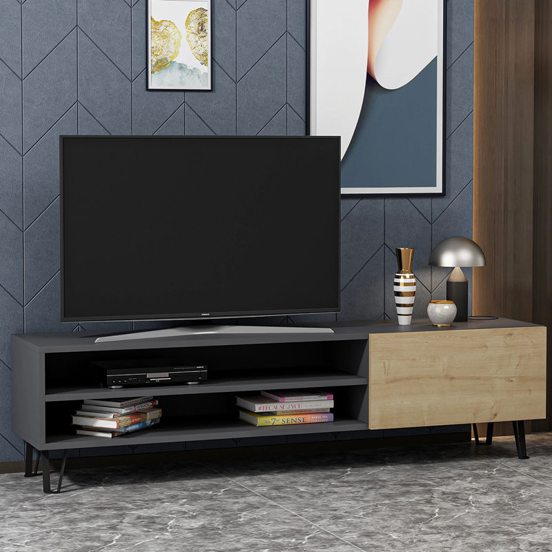 George Oliver Posada TV Stand for TVs up to 75" & Reviews | Wayfair