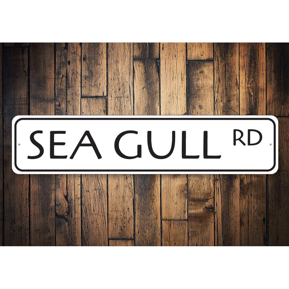Lizton Sign Shop, Inc Sea Gull Road Custom Aluminum Sign | Wayfair