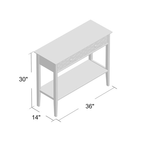 House of Hampton® Sue 36'' Console Table & Reviews | Wayfair