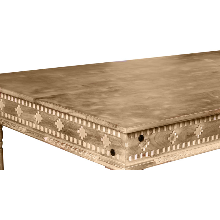 Bloomsbury Market Francisque 140Cm Mango Solid Wood Dining Table ...