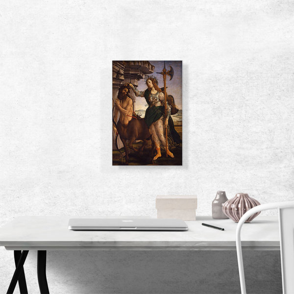 ARTCANVAS Pallas And The Centaur 1482 On Canvas by Sandro Botticelli ...