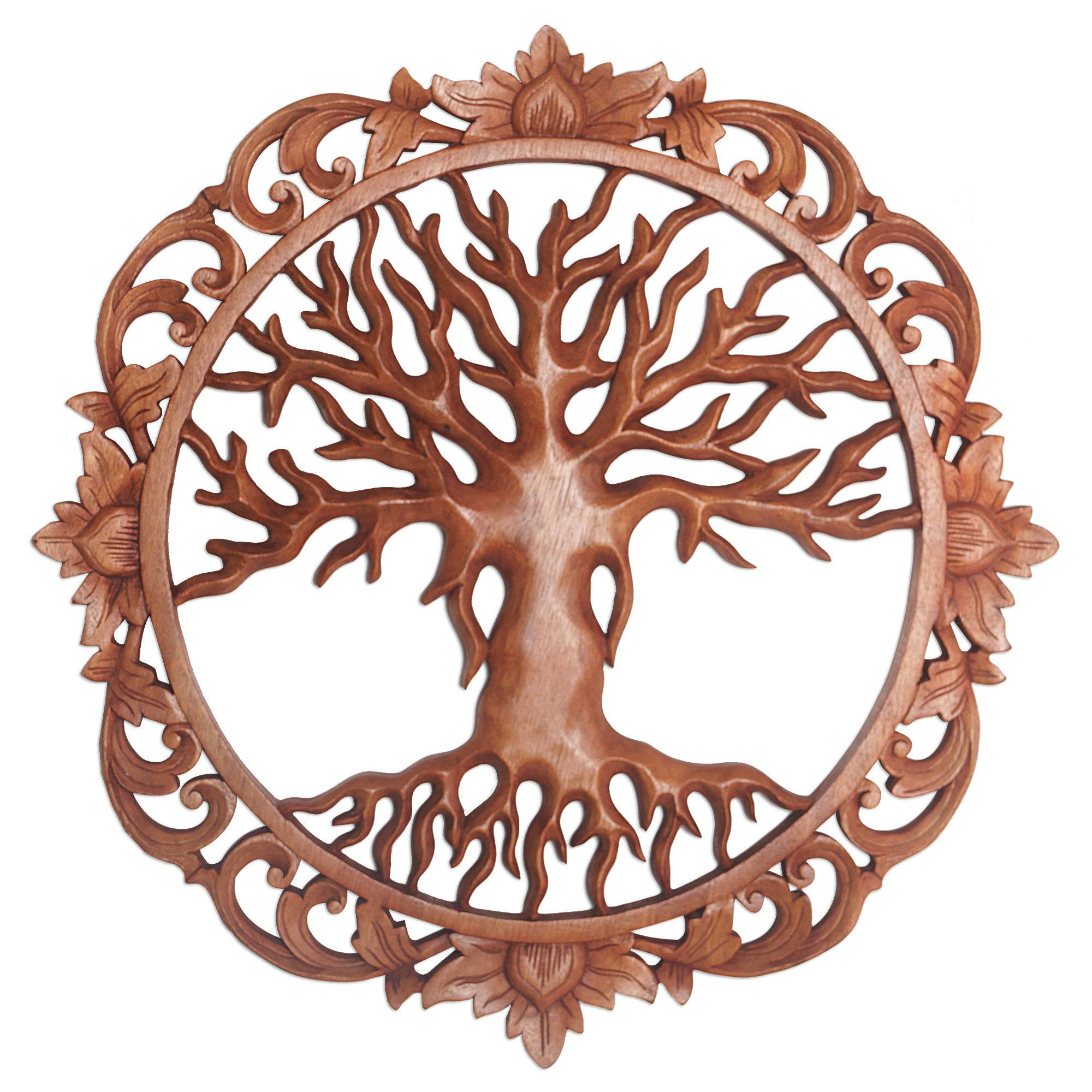 Astoria Grand Tree Roots Wood Wall Décor | Wayfair