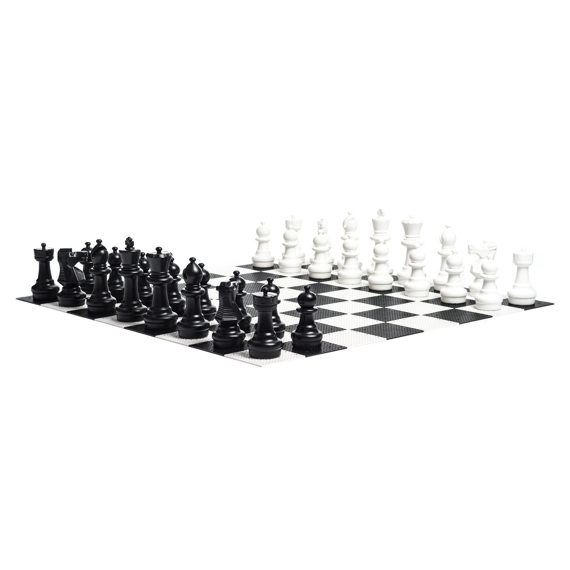 MegaChess 12" Giant Plastic Chess Set with Plastic Board | Wayfair