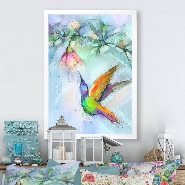 Winston Porter Abstract Paintbrush Butterfly Painting Abstract ...