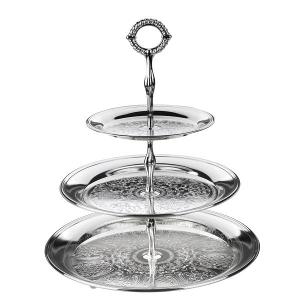 Corbell Silver Company Queen Anne Silver Plated Decorative Tray ...