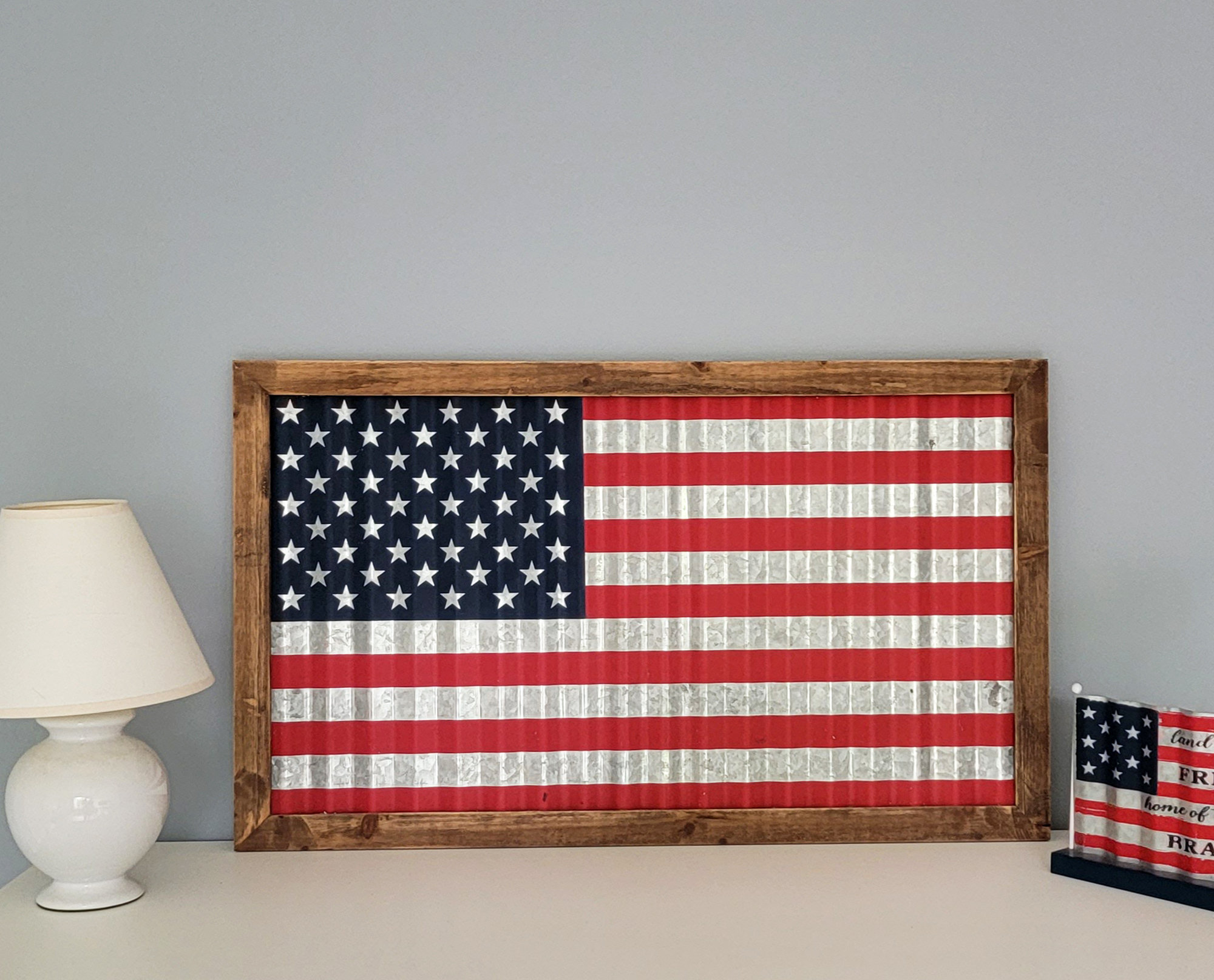 August Grove® Metal Flag Wall Décor & Reviews | Wayfair