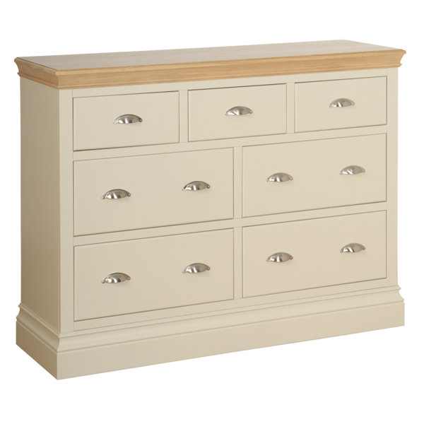Devonshire Pine Windsor 7 Drawer 133Cm W Dresser | Wayfair.co.uk