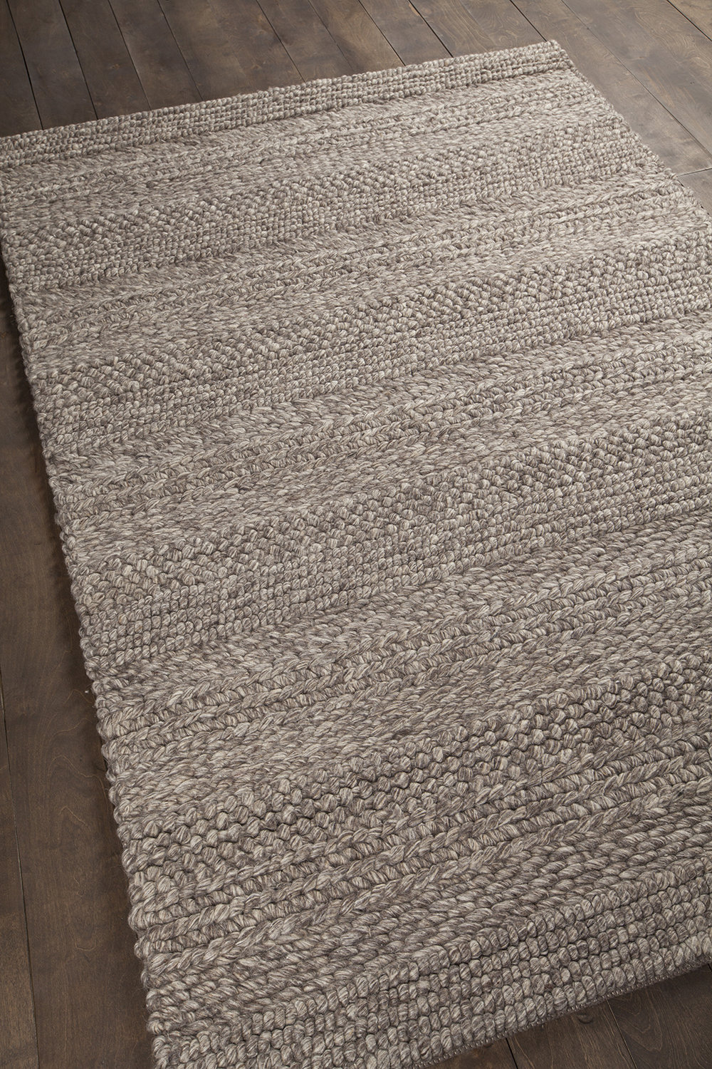 Gracie Oaks Penn Handmade Wool Brown Rug | Wayfair