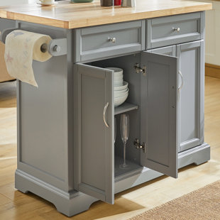 Removable Wheels Kitchen Islands & Trolleys You'll Love | Wayfair.co.uk