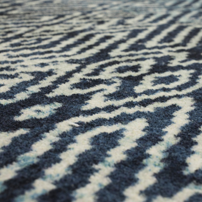 Union Rustic Performance Navy/Gray Rug & Reviews | Wayfair