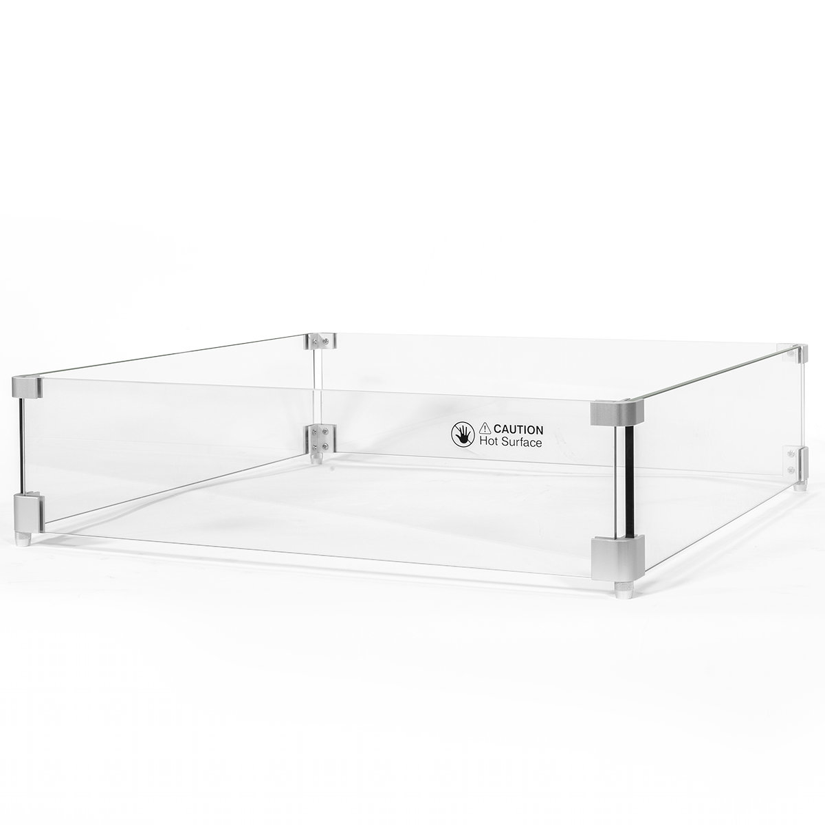 Barton Table Wind Fire Pit Flame Guard (Glass) & Reviews | Wayfair