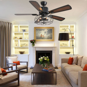 Williston Forge Deshard 20'' Ceiling Fan with LED Lights | Wayfair