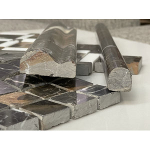 Tileville Michael Angelo 12" x 24" Marble Natural Stone Singular Tile ...