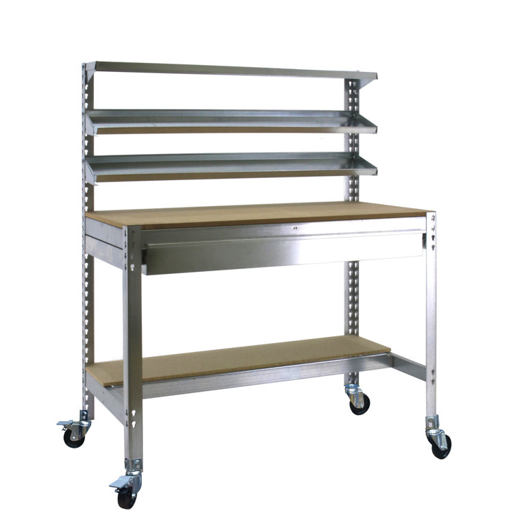 WFX Utility Mobile Stainless Steel Top Workbench | Wayfair.co.uk