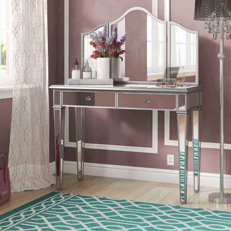 House of Hampton® Denel Vanity & Reviews | Wayfair