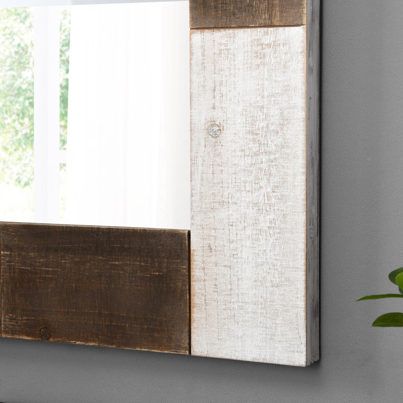 Dovecove Rectangle Wood Mirror & Reviews | Wayfair