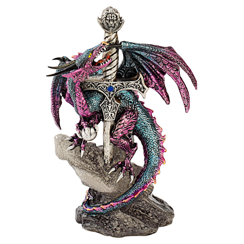 Design Toscano Dragon Blade Figurine & Reviews | Wayfair