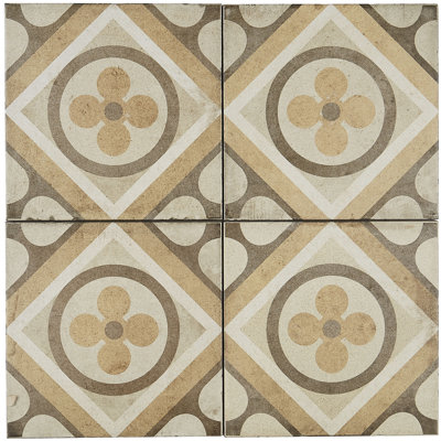 Itona Tile Encausto 8" x 8" Porcelain Wall & Floor Tile & Reviews | Wayfair
