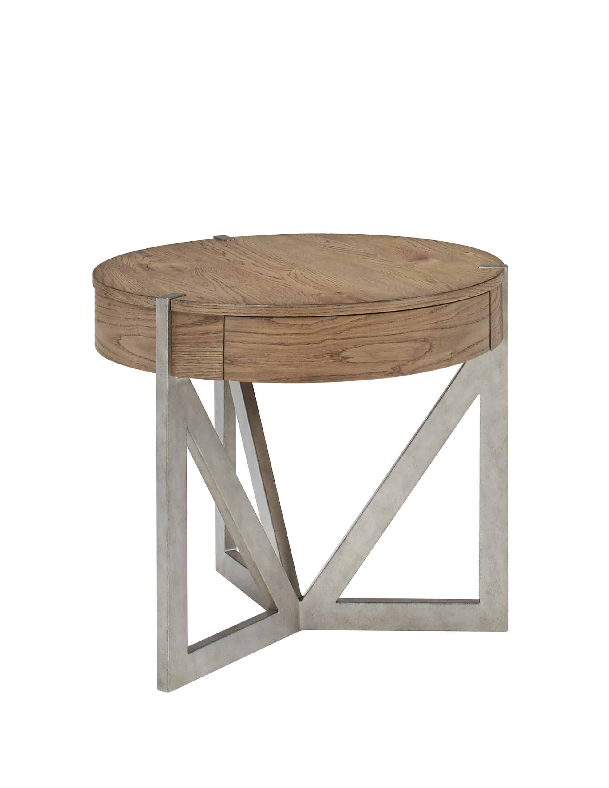 Birch Lane™ Ayla 25'' Tall Solid Wood Cross Legs End Table | Wayfair